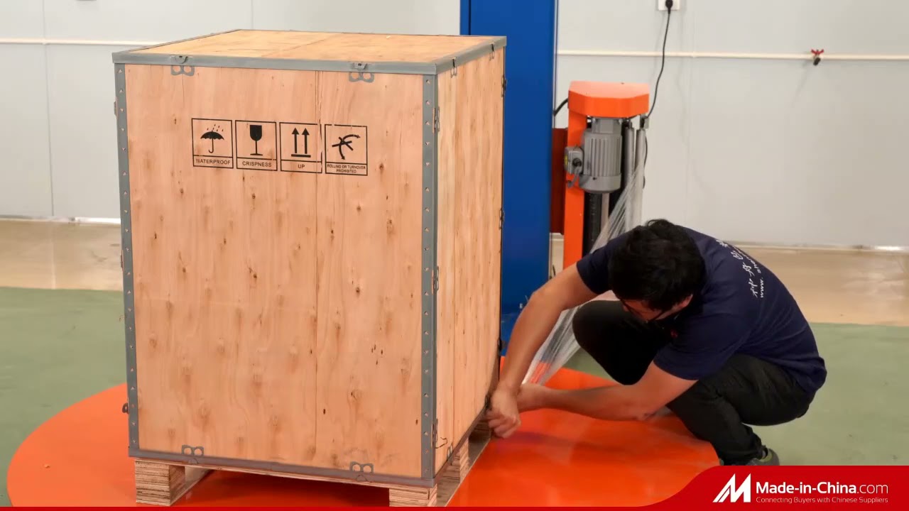 Industrial Pallet Wrapping Solution - Coil packaging machine Industrial Pallet Wrapping Solution - Coil packaging machine